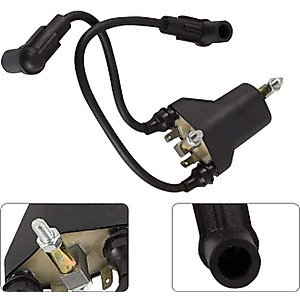 RANSOTO Dual Ignition Coil Pack Compatible with 1991-2003 EZGO Golf Cart Marathon Medalist TXT 4-Cycle Gas (Pre-MCI engine) Replace 26652-G01 EPIGC103
