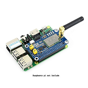 Coolwell Waveshare SX1262 LoRa HAT for Raspberry Pi/Arduino/STM32 Spread Spectrum Modulationup to 81 Available Signal Channel 915MHz Frequency Band Data Transmission up to 5km