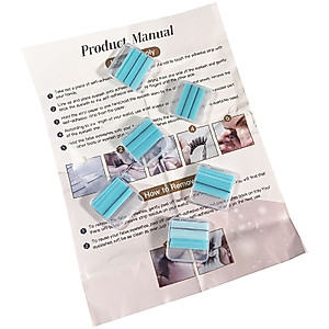 Self-adhesive Lash Strips for False Eyelashes Pack of 30 Pairs,Soft & Comfortable,No Glue No Magnets,Suitable for All Strip Fake Lashes,Waterproof,Single Length 36mm,Ideal Way to Apply Strip Eyelashes