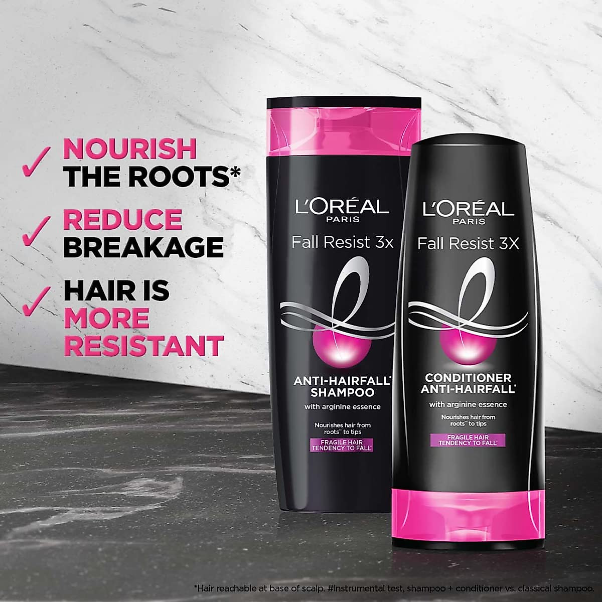 L'Oreal Paris Fall Repair 3x Anti-hair Fall Shampoo, 640ml