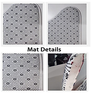 Royalours Valentines Day Kitchen Rugs Set of 3,Valentines Anniversary Wedding Holiday Red Happy Valentine Day Quote Words Decorative Low-Profile Mats for Home Kitchen Bathroom Rug