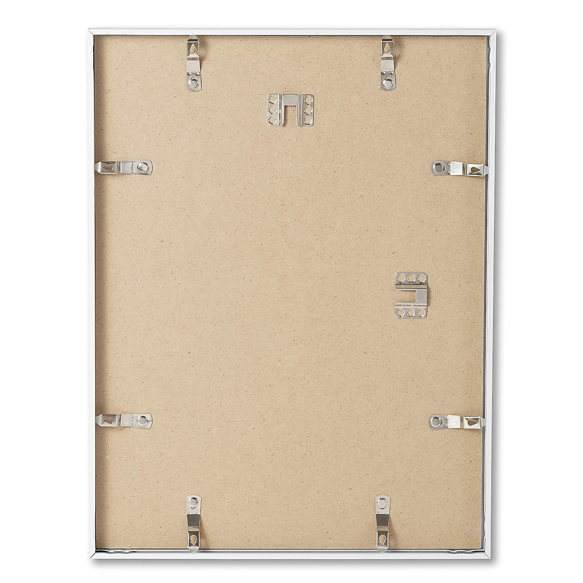 Opposite Wall Aluminium Metal Picture Frame, 16x20 in. | 41x51 cm White Sleek Matte, Lightweight, Shatterproof and Durable, Perfectly Crafted for Picture, Poster, Photo and Collage Displays