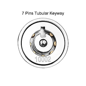 STARVAST Tubular Key Lock for Vending Machines, Zinc Alloy, Chrome, 2 Pack