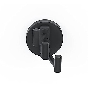 Alno Contemporary I A8385-MB Triple Swivel Robe Hook Matte Black