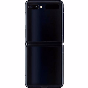 Samsung Galaxy Z Flip Factory Unlocked Cell Phone |US Version - Single SIM | 256GB of Storage | Folding Glass Technology | Long-Lasting Battery | US Warranty | Mirror Black (Renewed)