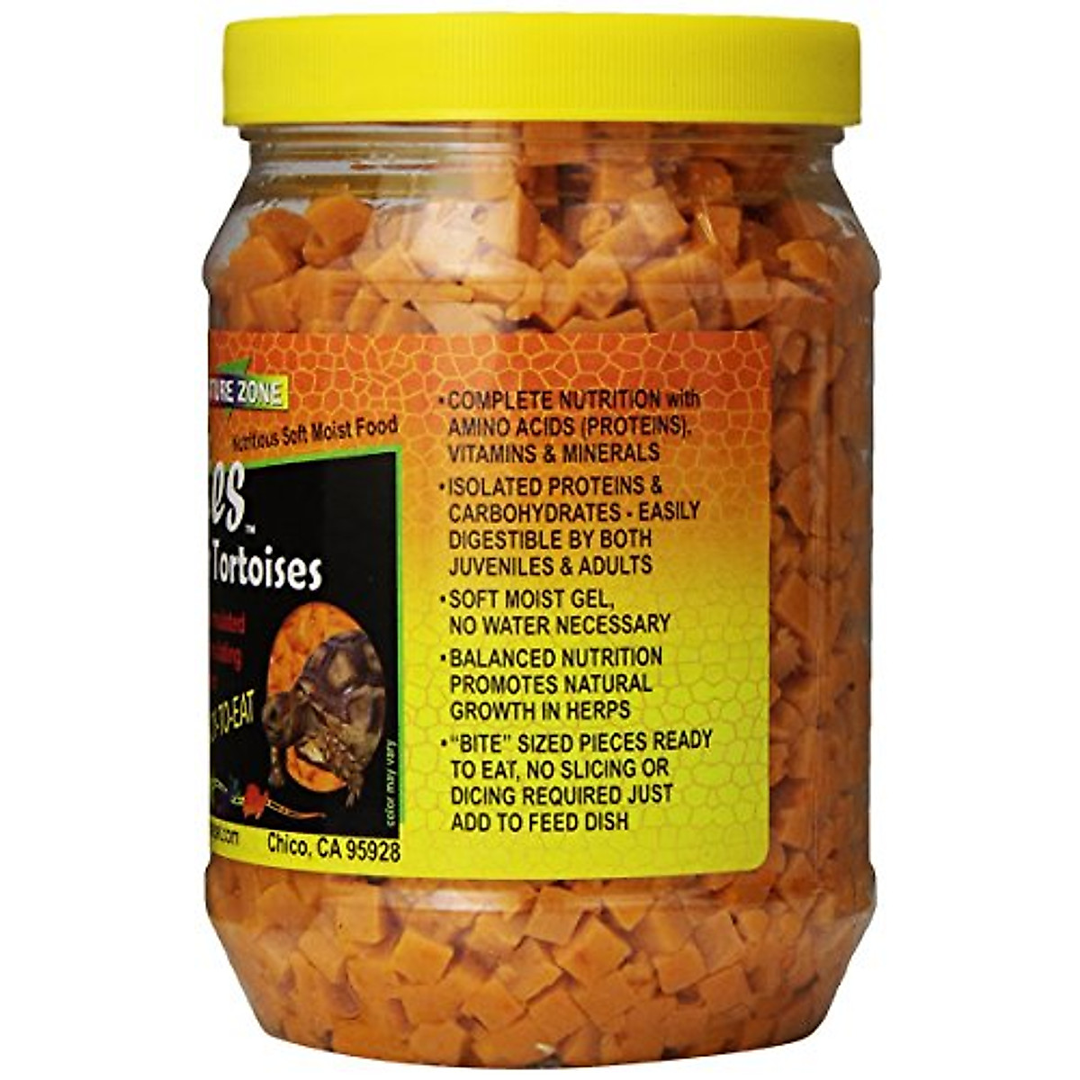 Nature Zone Bites for Tortoises, Soft Moist Food, 24 oz