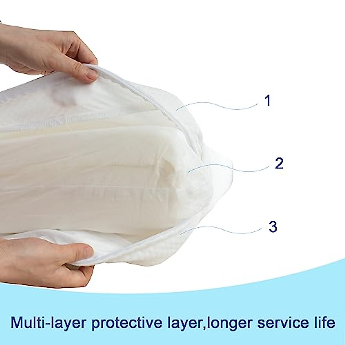 BBjixiang Baby Crib Mattress Premium Foam Toddler Bed Mattress with Waterproof and Removable Cover - 52"x28"x5" - Fits Standard Full-Size Crib and Toddler Bed