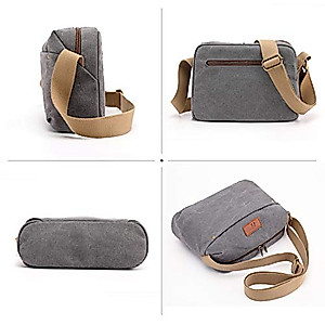 Collsants Small Canvas Crossbody Purse for Women Messange Bag Shoulder Bags Satchel