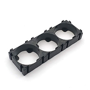 Bestol 100pcs 2X Cell/3xCell 21700 Battery Holder Bracket Cell Safety Anti Vibration Plastic Brackets for 21700 Batteries (3X21700 Cell)