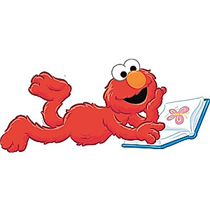 10 Inch Sesame Street Elmo Removable Wall Decal Sticker Art Home Kids Room Decor Decoration - 10 1/2 by 4 inches