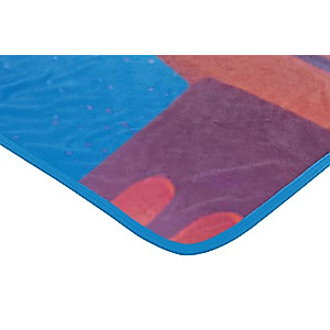 Northwest Aladdin Micro Raschel Throw Blanket, 46" x 60", Moonlight Lovers