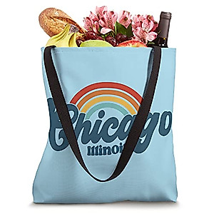 Chicago 70s Retro Hippie Tote Bag