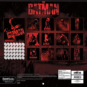 2023 DC Comics The Batman Wall Calendar