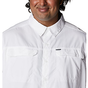 Columbia Men's Silver Ridge 2.0 Long Sleeve Shirt, White, XXL