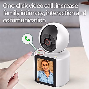 CIAJIE Two-Way Video Camera 2.8-inch Screen,Pet Camera,Dog Camera,Indoor Home Nanny Camera,Baby/Elder/Nanny/Dog/Pet Camera with Phone App(Im Cam),360°Smart Security Camera,1080p HD