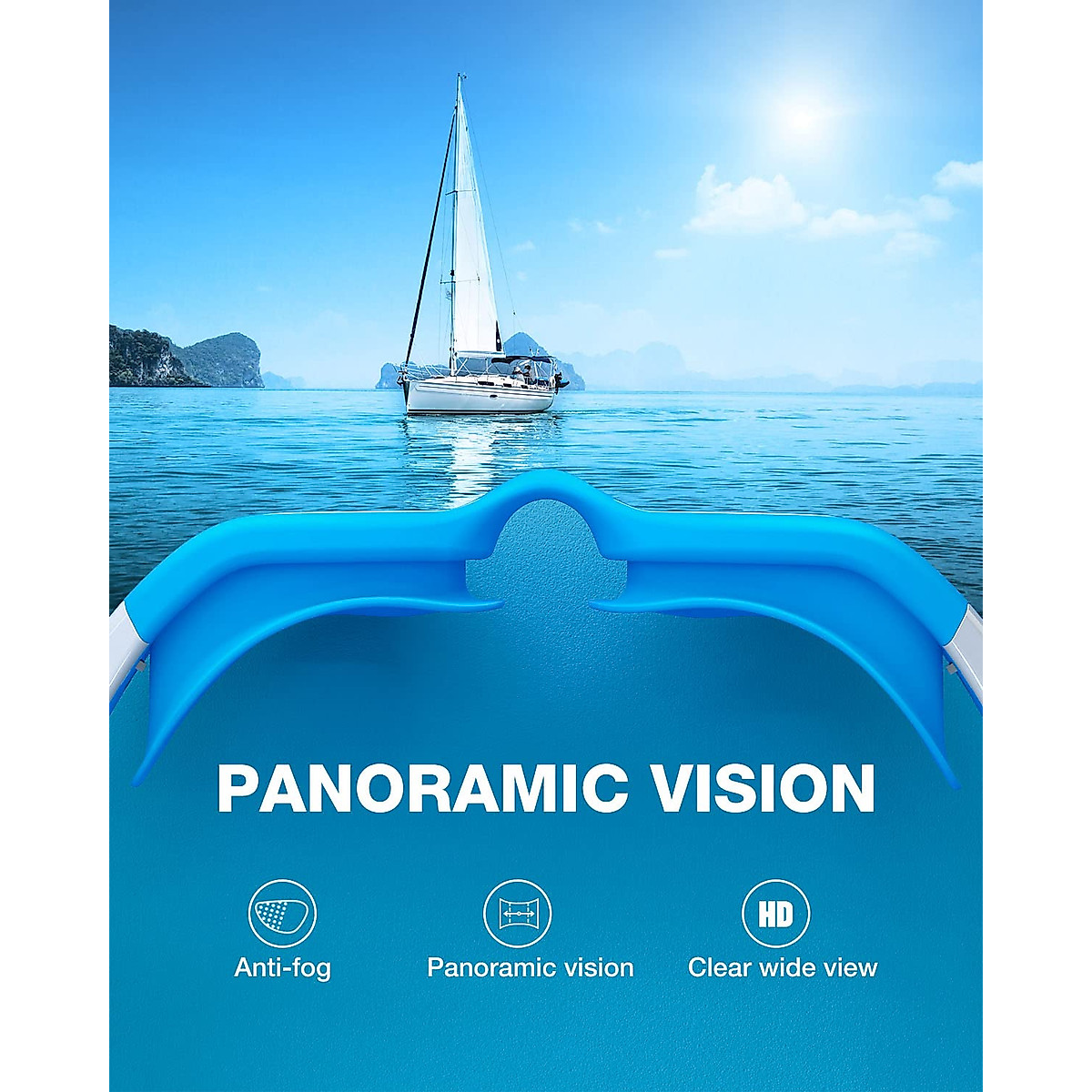 ZIONOR Kids Swim Goggles, G1MINI Polarized Swimming Goggles Comfort for Age 6-14, UV Protection Anti-Fog Adjustable Strap Fit for Child Boys Girls (Gold Lens)