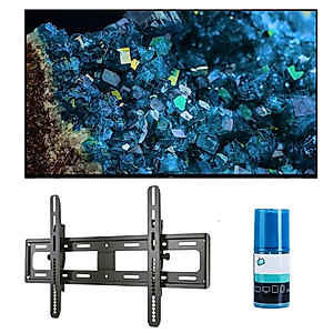 Sony XR83A80L 83 inch 4K HDR OLED Smart Google TV with PS5 Features with a VMPL50A-B1 Tilting Wall Mount for 32 Inch-85 Inch Flat Screen TVs and HDTV Screen Cleaner Kit (2023)