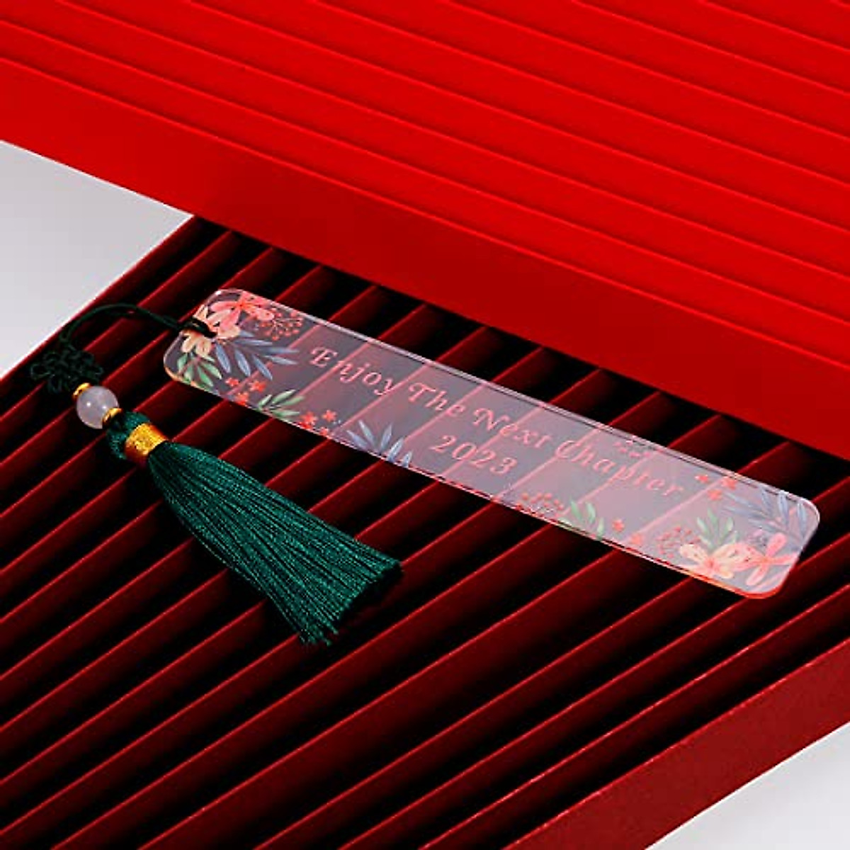 VANLOVEMAC Graduation Gifts for Her 2023 Enjoy The Next Chapter Bookmarks Retirement Gifts for Women Inspirational High School College Friends Teacher Book Lover Female Leaving Gift for Coworkers