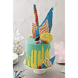 Wilton Comb Icing Smoother Set-3 Piece, White/Purple