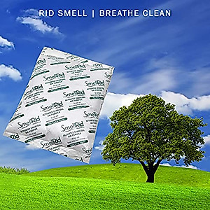 SMELLRID Reusable Activated Charcoal Air Purifier & Smell Eliminator That Works [1 Pack] - XX Large 500g (7.5" x 8.7") Pack Treats 250 Sq. Ft. - Premium Natural Air Cleaner for Home, Business & More