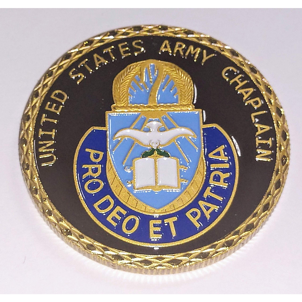 Army Chaplain Military Challenge Art Coin