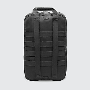 MediTac Large Hawk Type Tactical Trauma Bag Feat. Hook-and-loop Fastener Bag Backpack, MOLLE Bag Rucksack Pack - Black