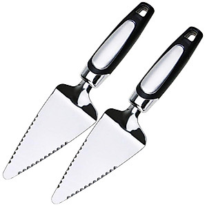 Tosnail 2 Pack Stainless Steel Pie and Cake Cutter Cake Server