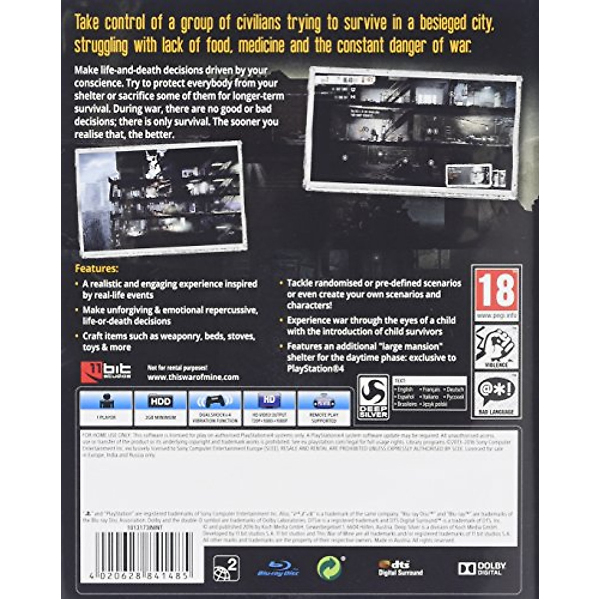 This War Of Mine - The Little Ones (PS4)