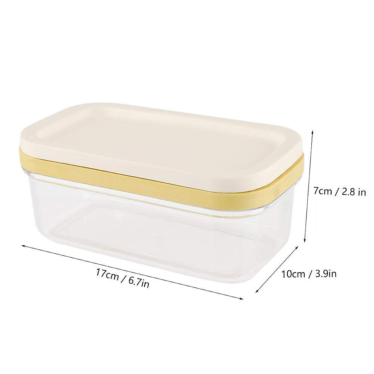 Fdit Butter Box Cheese Container Keeper With Cutting Net Food Storage Box Kitchen
