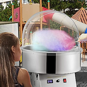 VEVOR 21 Inch Commercial Cotton Candy Machine Cover, Medium, Transparent