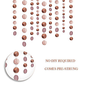 CrzPai Bachelorette Party Decorations, Rose Gold Bridal Shower Party Supplies Sip Sip Hooray Banner, Hanging Decors, Photo Booth Props, Honeycomb Centerpieces, Balloons for Wedding Engagement Party