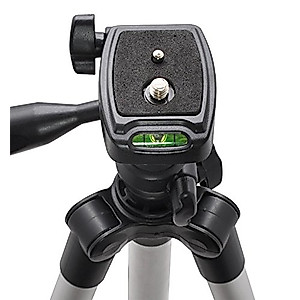 50" Lightweight Tripod for Nikon Coolpix 8800 5700 P7700 P7100 P7000 P5100 P5000 P500 P510 P520 P530 P600 P90 P340 L830 L820 L810 L320 L310 S9900 S6900 S3700 S7000 S33 AW130