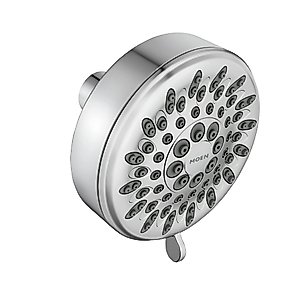 Moen Ignite Chrome Five-function Shower Head With 2.5 GPM High-Pressure Spray, 20090