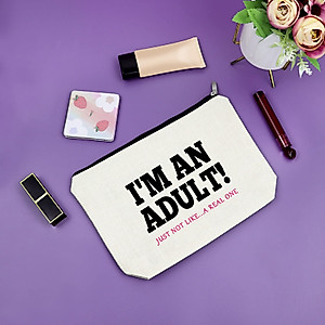 18th birthday gift for Sister Friend Makeup Bag for 18 Year Old, Teen Girls Cosmetic Bag Happy birthday gift for Daughter Granddaughter Gift Christmas Gifts Cosmetic Travel Bag