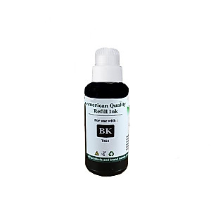 VC Compatible Dye ink Bottle Replacement for Ep 664 T664 Refill Ink use for Workforce Expression ET-2650 ET-2550 ET-2600 ET-4500 ET-4550 ET-2500 printer (Black, Cyan, Magenta, Yellow, 4-Pack)