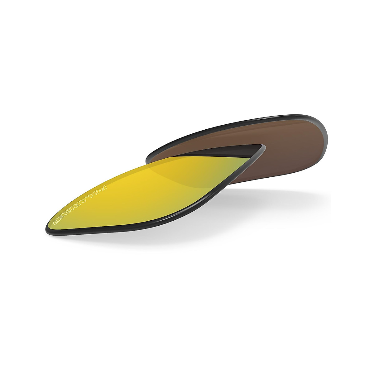 BLAZERBUCK Anti-salt Polarized Replacement Lenses for Oakley Holbrook OO9102-24K Gold