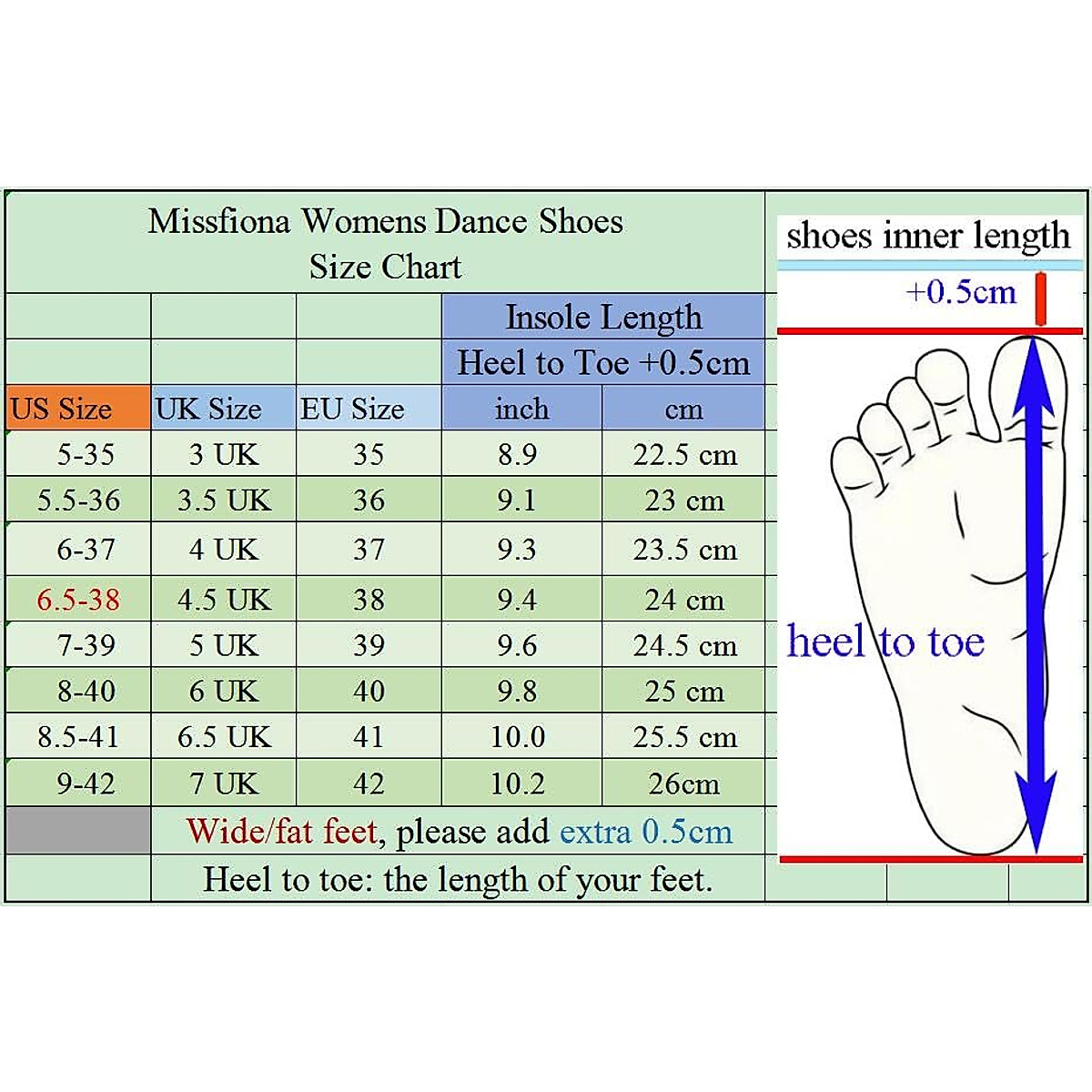 missfiona Women's Glitter Latin Ballroom Dance Shoes Pointed-Toe Y Strap Dancing Heels(6.5, Red)