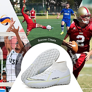 Soccer Cleats Mens Indoor Soccer Shoes Football Cleats Women para Hombre Tacos de Futbol TF