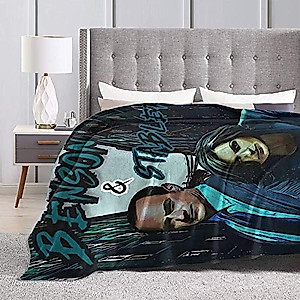 Needlove Benson & Stabler Law and Order SVU Throw Blanket Suitable Ultra Soft Weighted Bedding Fleece Blanket for Sofa Bed Office 60"x50" Travel Multi-Size for Adult