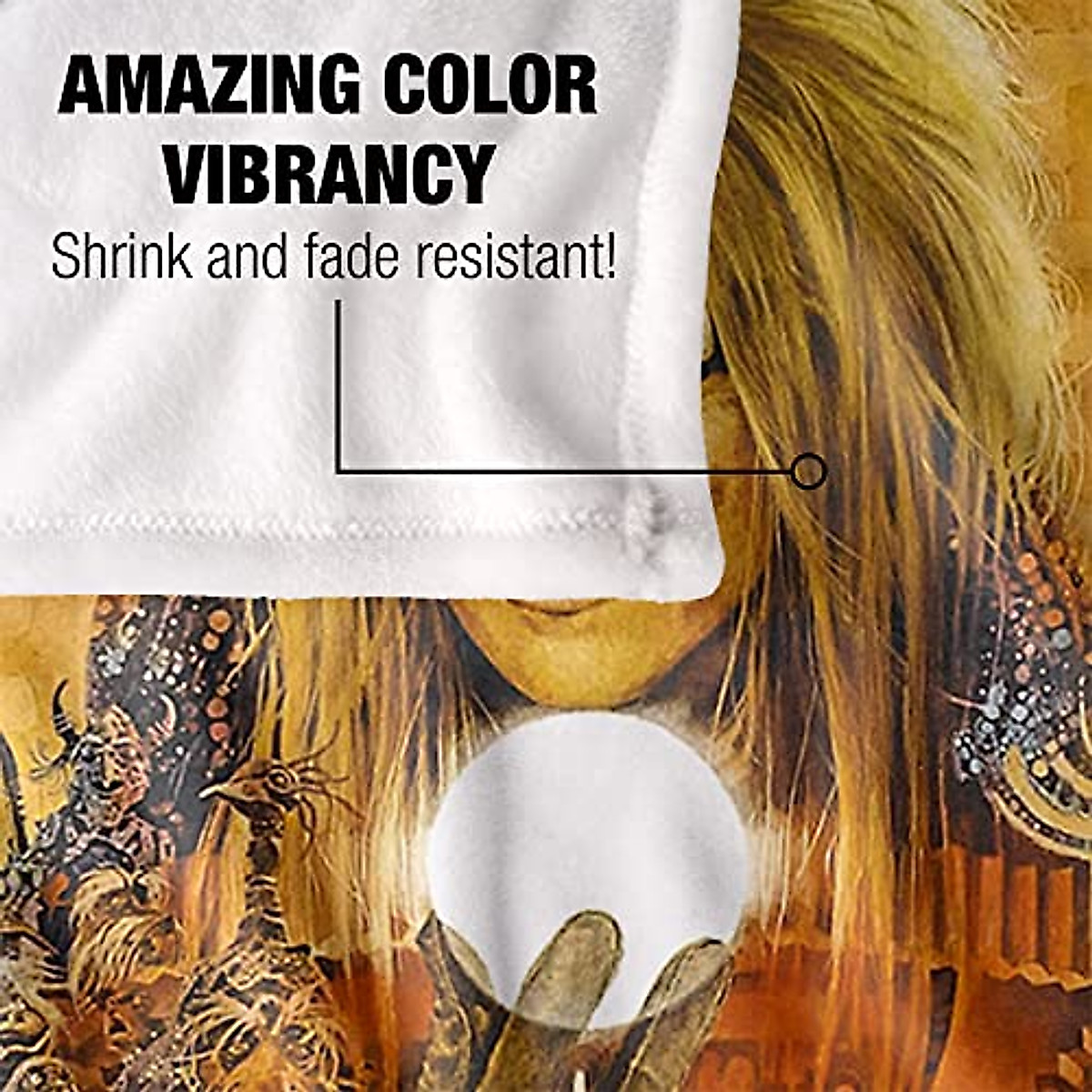 Labyrinth Crystal Ball Officially Licensed Silky Touch Super Soft Throw Blanket 50" x 60"