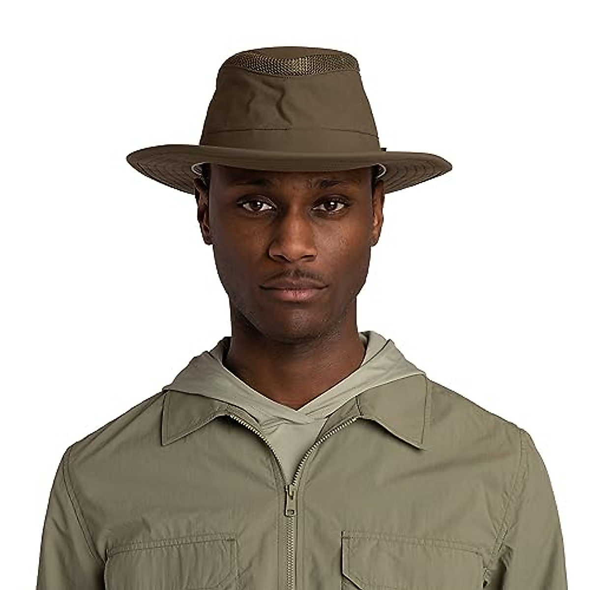 Tilley LTM6 Airflo Broad Brim Recycled, Olive, 7 1/4