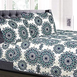 King Size Sheets - Breathable Luxury Bed Sheets with Full Elastic & Secure Corner Straps Built In - 1800 Supreme Collection Extra Soft Deep Pocket Bedding Set, Sheet Set, King, Ashley