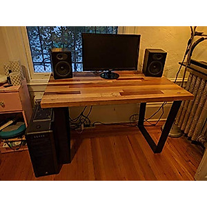 Metal Table Legs, Bent Trapezoid Style - Any Size and Color