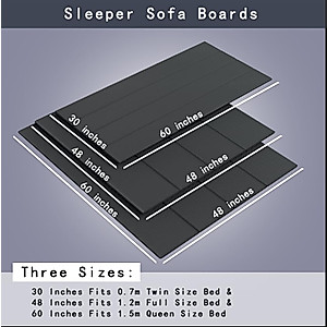 Imperius Foldable Box Spring, Bunkie Board, Bed Support Slats for Support to Streamline and Minimize The Bed, No Assembly Needed (30x60)