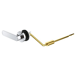 GROHE 49140000 Essence Left-Hand Toilet Handle Trip Lever, Starlight Chrome