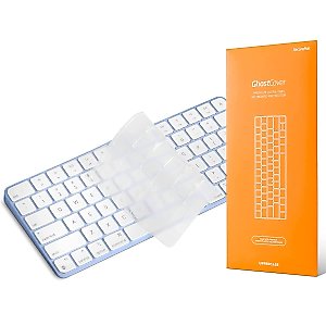 UPPERCASE GhostCover Premium Keyboard Cover Protector, Compatible with Magic Keyboard(No Touch ID) from 2024 2023 2021 M4 M3 M1 iMac 24" A2450, US Layout Only, NO Numeric keypad (Clear)