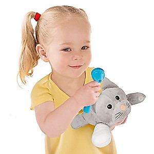 Melissa & Doug Examine and Treat Pet Vet Play Set (24 pcs) - Kids Veterinary Play Set, Veterinarian Kit For Kids, STEAM Toy, Pretend Play Doctor Set For Kids Ages 3+