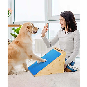 Scratch Square for Dogs, Extra Large Dog Scratch Pad for Nail, Hands Free Dog Nail File Toy, Stable Dog Scratch Pad with Bracket, Two Heights Optional