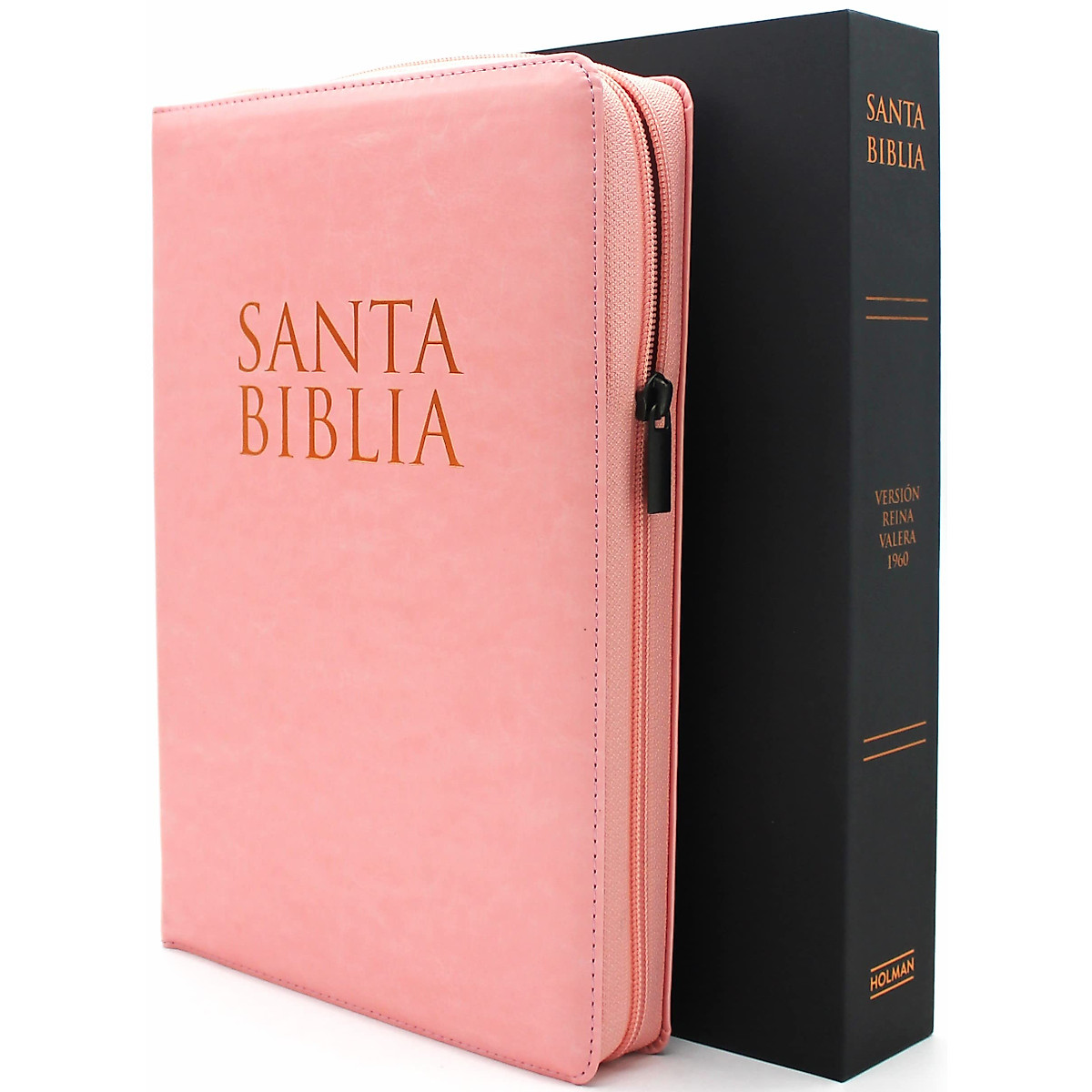 Biblia para Mujer Reina Valera 1960 Letra Super Gigante con Cierre y Indice en color Rosado con Estuche de Proteccion Edicion Especial en Español/ Super Giant Print RVR 1960 (Spanish Edition)