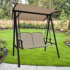 Garden Winds Replacement Canopy Top Cover Compatible with The Two Person Sling Swing - Standard 350